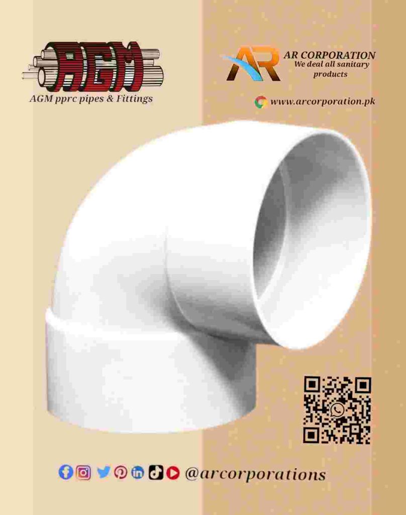 AGM upvc Elbow 3/4" - AR Corporation